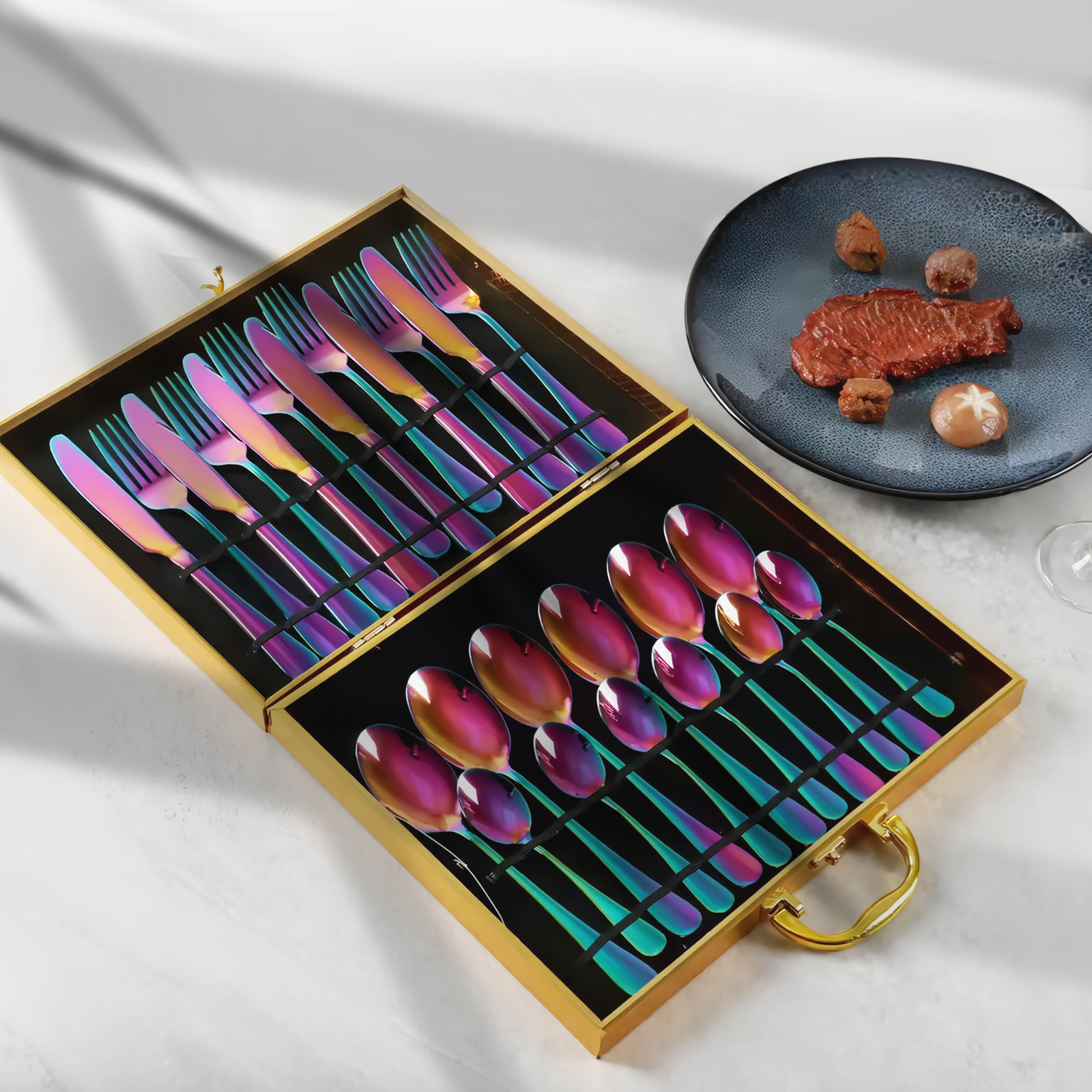 High-end tableware 24 piece set - CJdropshipping