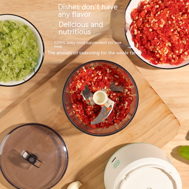 Mini Meat Grinder Household Electric Small Mixer Mincing Machine ...