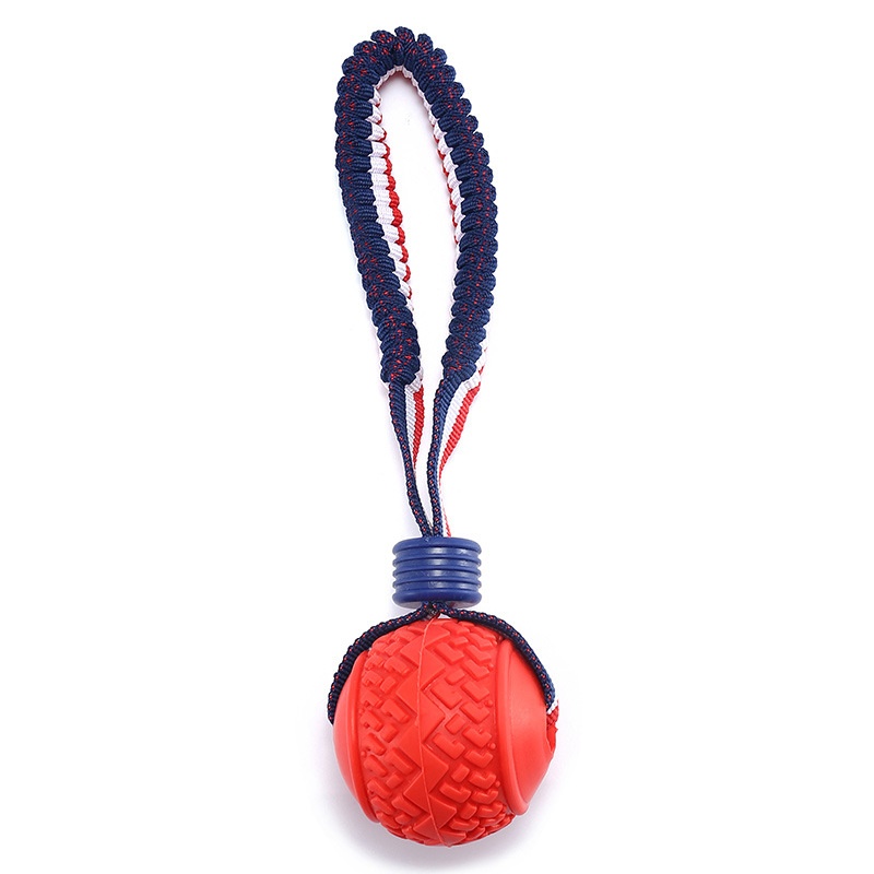 Interactive Dog Toy Ball Interactive Teether With Rope Dog Ball Pet ...