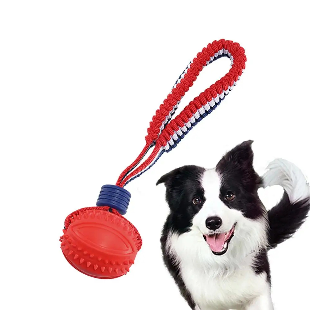 Interactive Dog Toy Ball Interactive Teether With Rope Dog Ball Pet ...